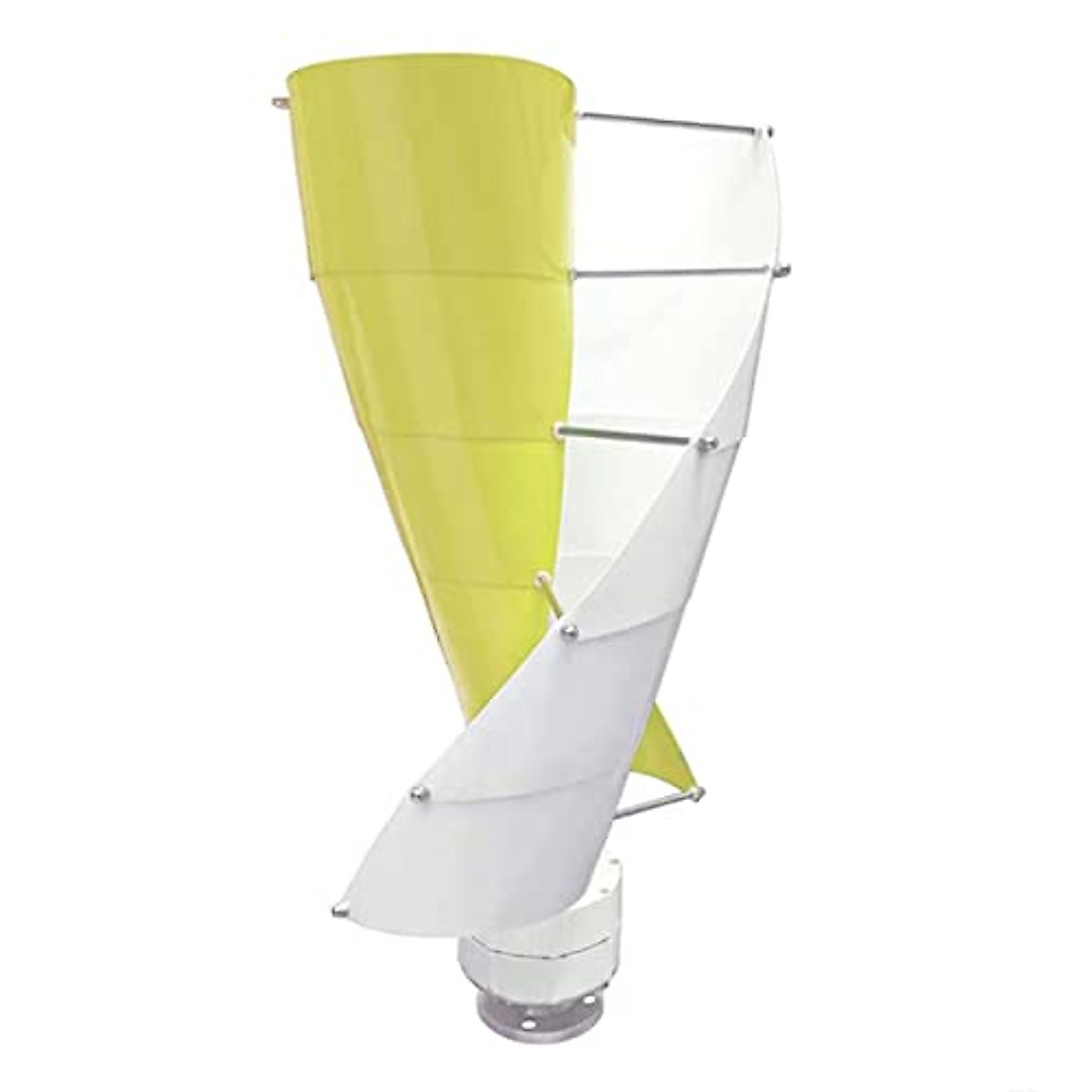 QAZNHODDS Spiral Wind Power Turbine Generator, 9000W 2 Blades 12V 24V 48V 220V with Controller Vertical Wind Turbine for Home Outdoor Garden,220V