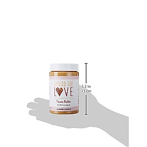 Spread The Love Almond Cashew Power Butter, 16 Ounce (All Natural, Vegan, Gluten-free, No salt, No sugar, No palm-oil, No-GMOs) (1-Pack)