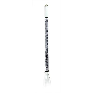 HYDROMETER - ALCOHOL, 0 - 200 PROOF and Tralle