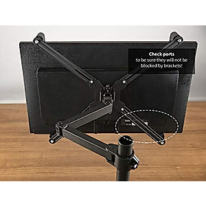 VIVO Adapter VESA Mount Kit for 20 to 30 inch LED LCD Monitor Screen, 75mm and 100mm mounting Bracket, Stand-VAD1