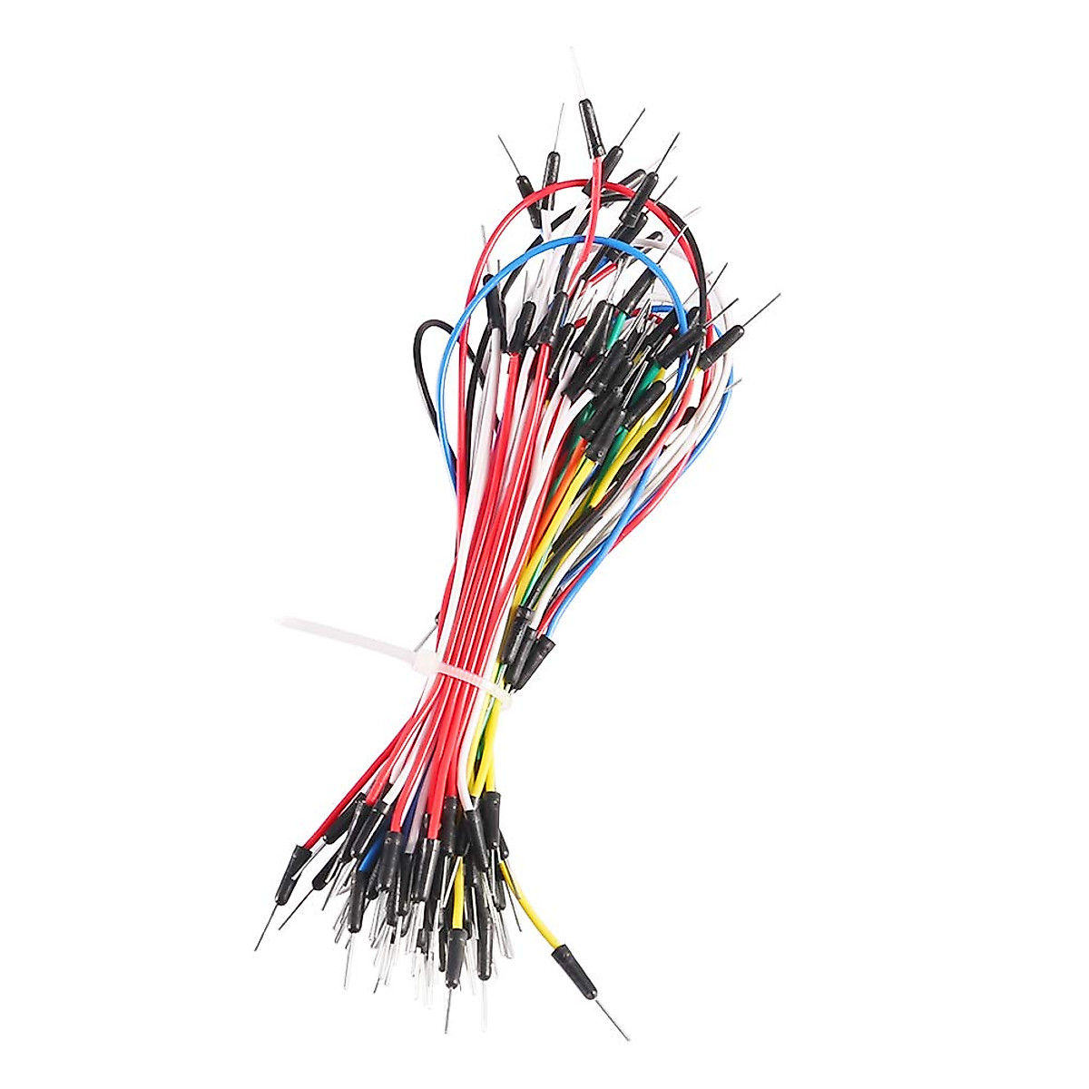 DORHEA 130pcs Solderless Flexible Breadboard Jumper Wires Cable Male to Male Compatible with Arduino Breadboard and Circuit Board (2 Pack)