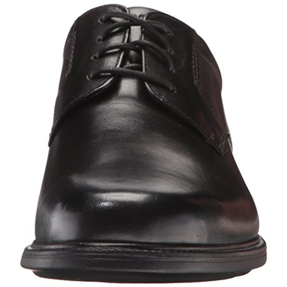 Rockport Men's Charles Road Plain Toe Oxford Black Leather 10 W (EE)-10 W