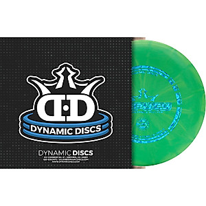 Dynamic Discs Prime Burst Deputy Disc Golf Putter, PDGA Approved, Men and Women Frisbee Golf Putter, 170g Plus Understable Putt, Easy to Throw, Stamp Color & Burst Pattern Will Vary, Green