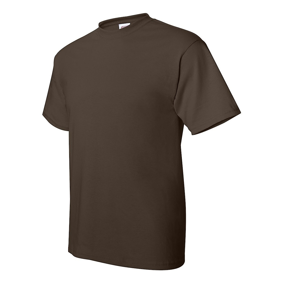 Hanes mens 5.2 oz. 50/50 ComfortBlend EcoSmart T-Shirt(5170)-Dark Chocolate-XL