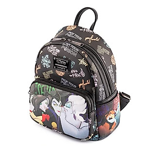 Loungefly Disney Villains Club Womens Double Strap Shoulder Bag Purse