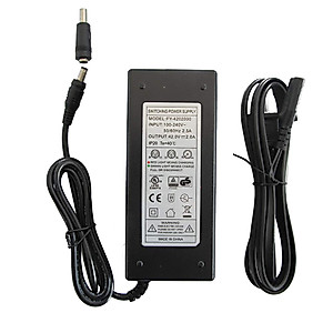 aunstarwei UL 42V 2A Charger Power Supply Adapter for 10S 36V Lithium Li-ion Battery Pack with DC 5.5 x 2.1mm