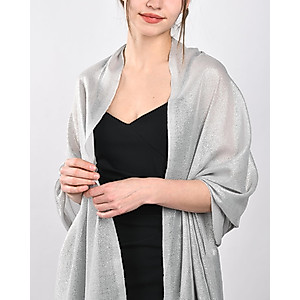 FURTALK Womens Sparkling Shawls and Wraps For Evening Party Bridal Wedding Formal Dresses