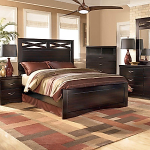 MINKA-AIRE F848-DK Light Wave 65" Ceiling Fan with LED Light and Remote Control in Distressed Koa Finish