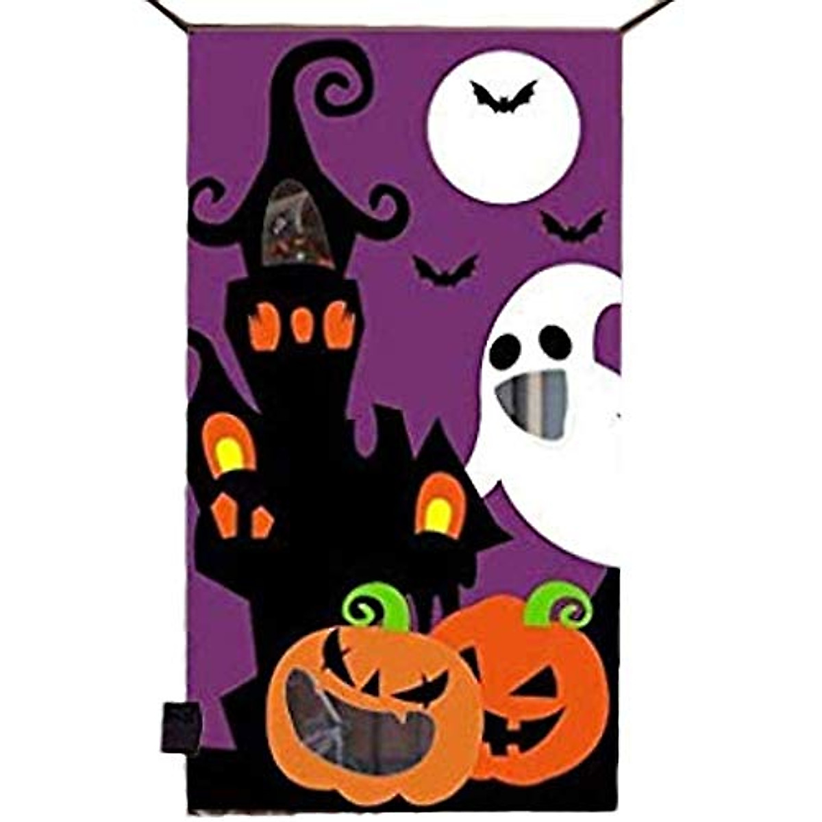 MiaoC Children Fun Shot Game Ghost Pumpkin Hanging Flag Halloween Punching Bag Throw Halloween Party Supplies