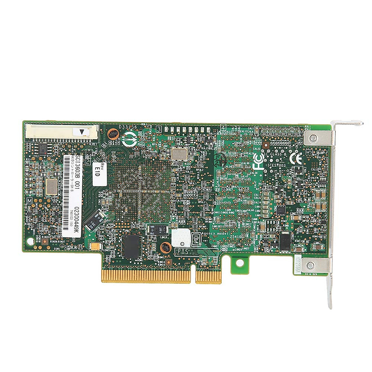 ASHATA SAS Controller Card, 8-Port SATA+SAS Ports Expansion Card, 9267-8i 2208 6Gb/s 512MB PCI-E 2.0 8Port SATA/SAS RAID0/1/10 Controller Card Low Baffle