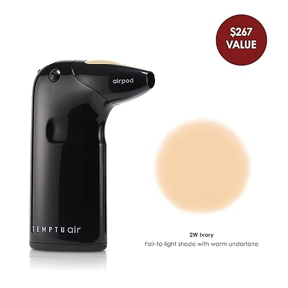 Temptu Air Cordless Professional Airbrush Makeup System, Ivory Shade