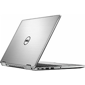 Dell 2017 Inspiron 7000 13.3" 2-in-1 Full HD Touchscreen Convertible Laptop, 7th Intel Core i5-7200u, 8GB DDR4 RAM, 256GB SSD, Backlit Keyboard, Bluetooth, HDMI, 802.11AC, Windows 10-Silver