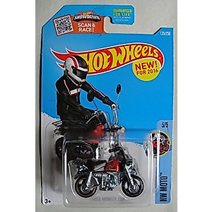 HOT WHEELS HW MOTO 5/5 2016 HONDA MONKEY Z50 135/250 SHOWDOWN SCAN & RACE CARD