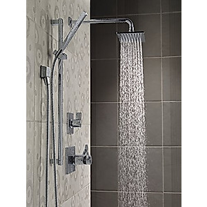 Delta Faucet Vero Single-Spray Touch-Clean Wall-Mount Slide Bar Hand Held Shower with Hose, Chrome 57530