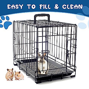 FAWAIKTU 2 Pack Guinea Pig Cage Liners, 47" X 24" Guinea Pig Bedding Reusable Rabbit Bedding, Absorbent Pet Cage Liners for Small Animals Cages Hamster Rat Rabbit Guinea Pig (Grey)