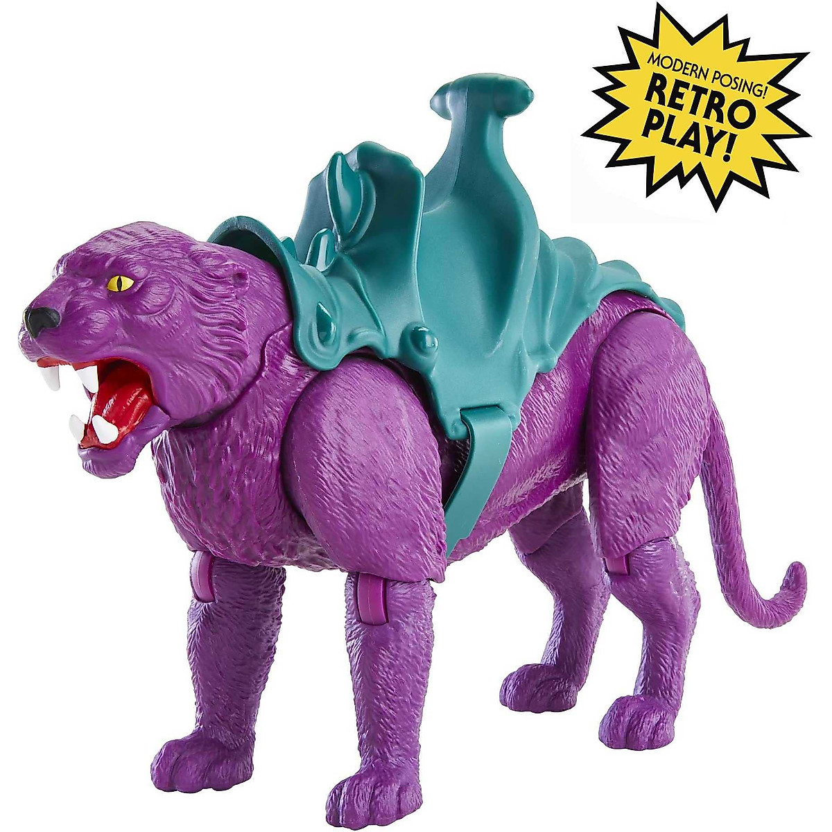 Masters of the Universe Origins Action Figure, Panthor Collectible with 12 Movable Joints, Panther-Like Beast, 11.75 inch