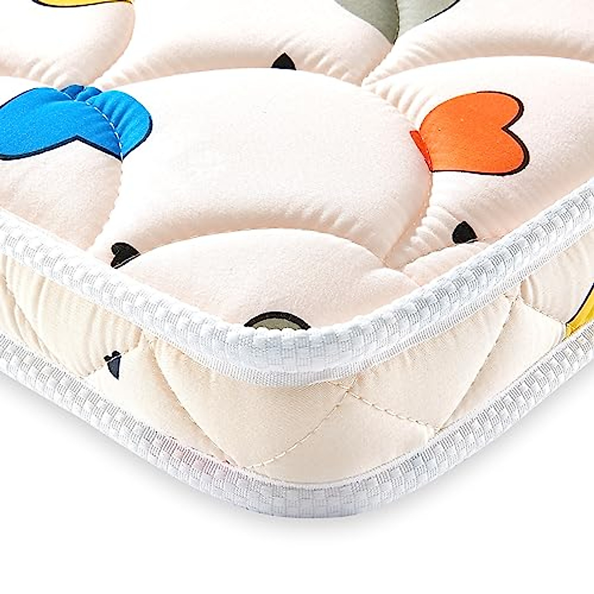 Mini Crib Mattress 38" x 24" x 4"- Firm Support and Comfort Premium Foam,Noiseless and Odorless,Hypoallergenic Mini Crib Mattress,Fits Mini and Portable Cribs,Dual Sided with Soft Breathable Fabric