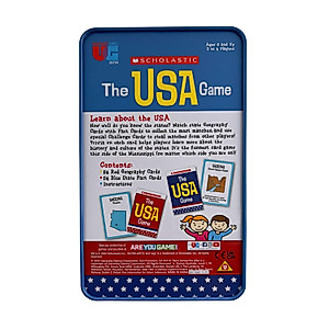The Scholastic USA Game Tin,72 months to 1188 months