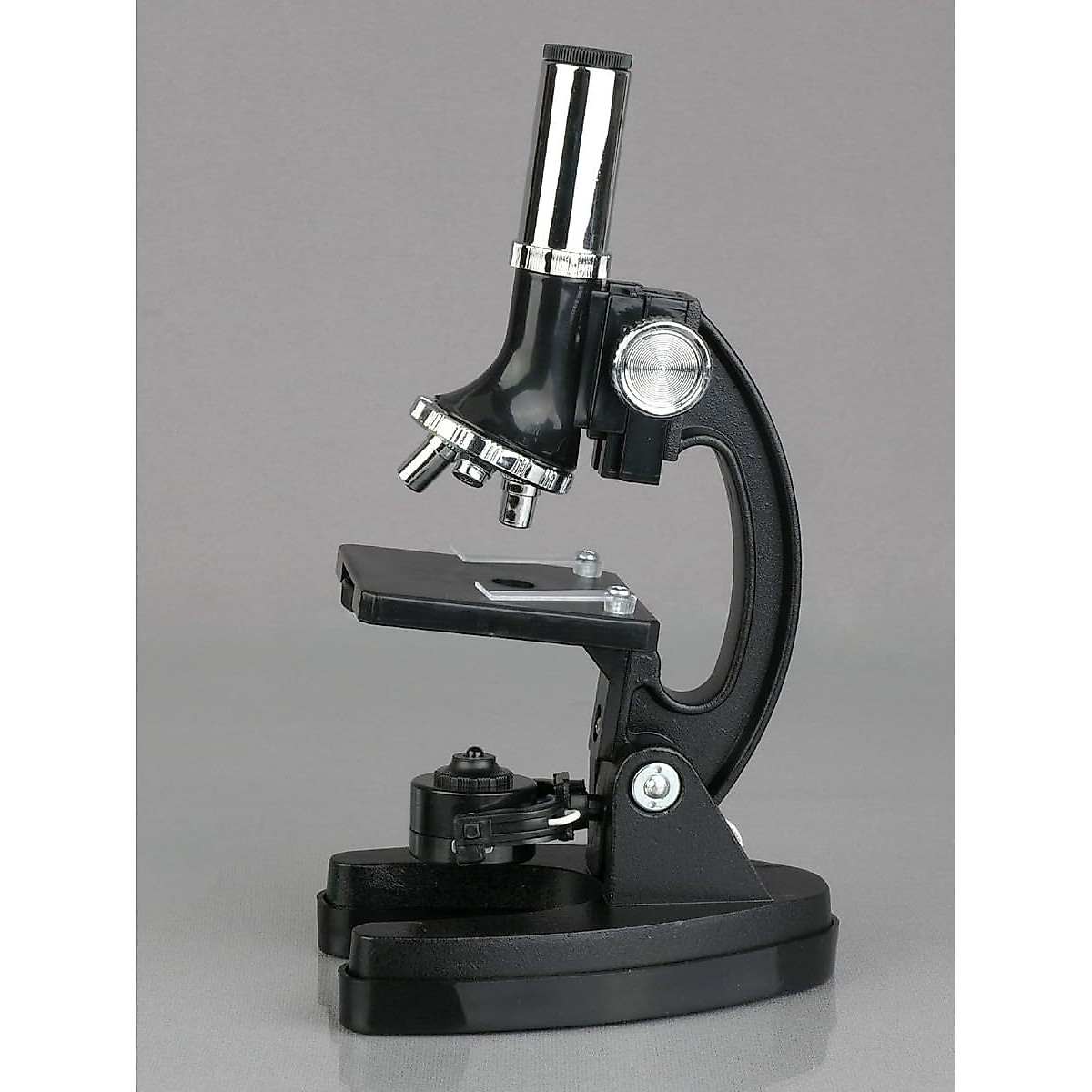 AmScope-Kids M30-ABS-KT2 Starter Microscope Kit, Metal Frame, 120X, 240X, 300X, 480X, 600X, and 1200X Magnifications, 2 Eyepieces and 49 Accessories and Case