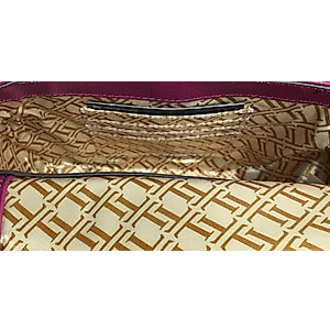 Tignanello Lillie Saddle Cross Body W/RFID Protection, Garnet