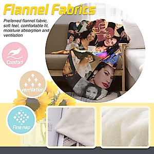 Super Soft Lightweight Flannel Fleece Throw Blanket for All Season Bed Couch Sofa Carpet Home Decor 60"X50"