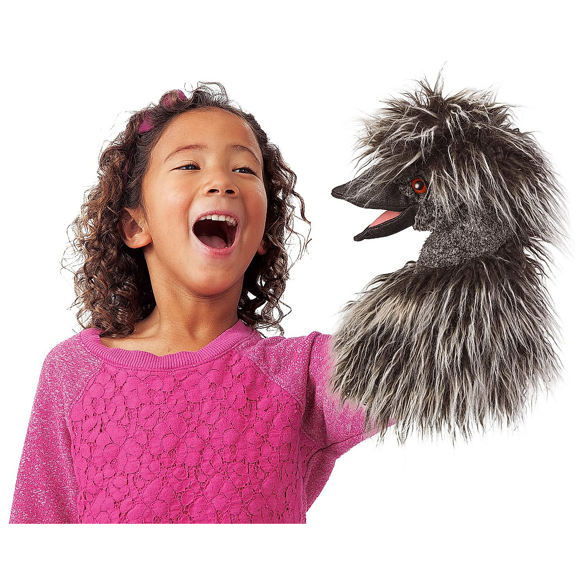 Folkmanis Emu Stage Puppet, Brown