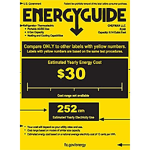 Chefman Portable Mirrored Personal Fridge, 4 Liter Mini Refrigerator, Skin Care, Makeup Storage, Beauty, Serums And Face Masks, Small For Desktop Or Travel, Cool & Heat, Cosmetic Application