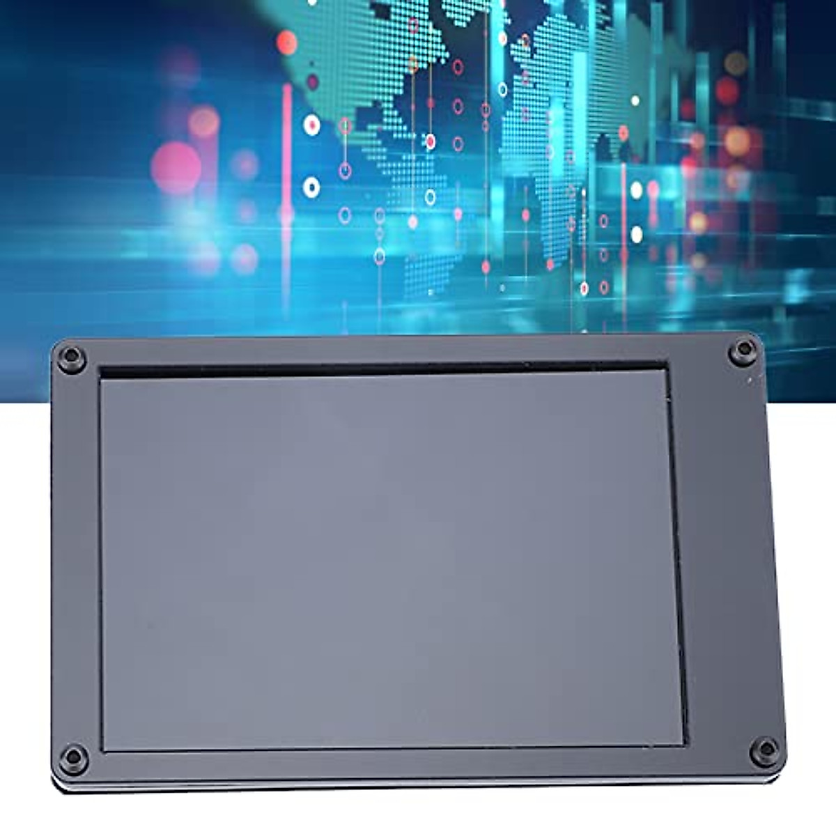 Oumefar IPS Secondary Screen, Brightness Adjustment Multi Theme PC Mini Monitor 3.5in for Computer Consumerelectronics