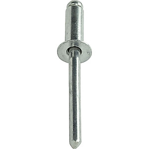 Aluminum Pop Rivets 1/8" x 3/8" Flat Countersunk Head Blind 4-6 Qty 100 D&J