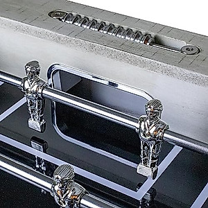 Hathaway Montecito 55-in Premium Competition Foosball Table, Arcade Table Soccer for Game Rooms, includes (2) Foosballs and - Driftwood