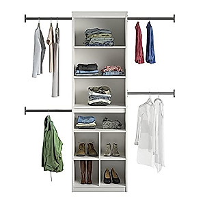 Pemberly Row Traditional Closet Storage System in White