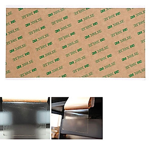 3M 300lse 4" X8" Heavty Duty Double Sided Sticky Adhesive Sheet Tape High Bond Transfer Tape Ideal for Attaching Digitizers to Phones and Tablets (3 Sheets 4"x8")