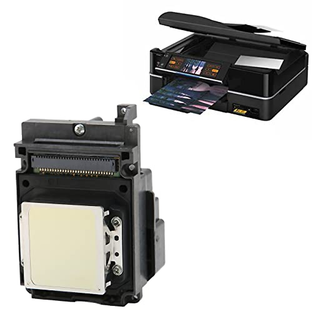 YOUTHINK Printer Head, Replacement Ink Head 6 Color Photo Printing Machine Head for TX800 F192040 Printer for Office Home
