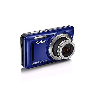 KODAK PIXPRO Friendly Zoom FZ53 Digital Camera (Blue) with 16GB Card Bundle