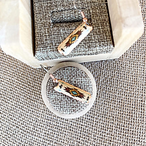 FRONT LINE JEWELRY Native American Earrings: Sunburst Motif Earrings Southwestern Earrings Native American Jewelry