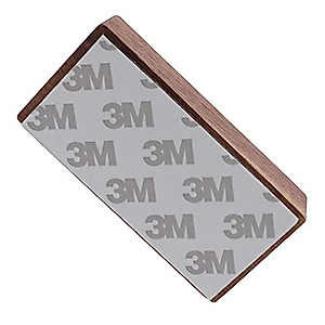 Gullor 2 PCS Natural Wooden Coat Hooks, Wall Mounted Wall Hook Rack, Decorative Craft Clothes Hooks - Black Walnut