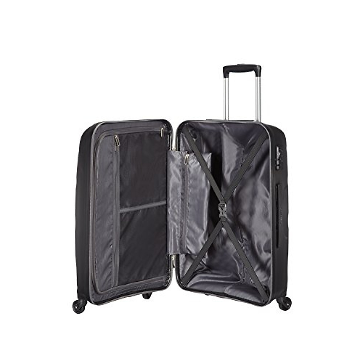 American Tourister Hand Luggage, Black (Black), L (75 cm-91 L)