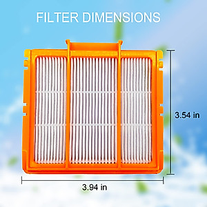 8 Pack AV2501S AV2501AE Filters Replacement Parts for Shark AV2610WA RV2502AE AV2511AE RV2610WA RV2520AOUS AV2510AOUS UR2500SR AI Ultra Robot Vacuum