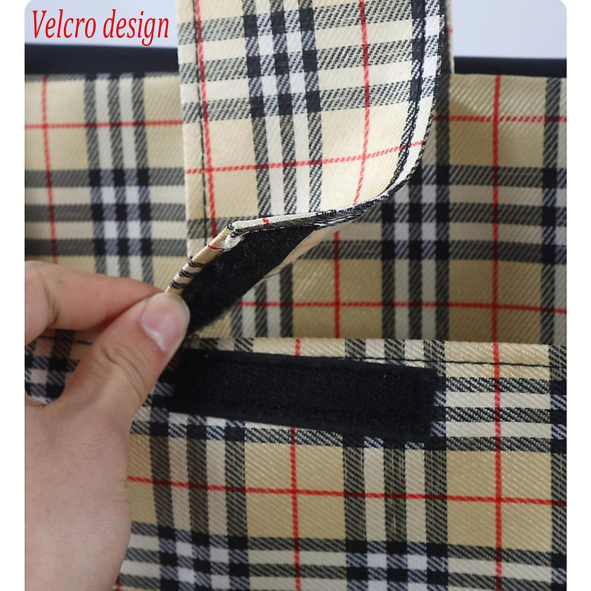 JIAHESHYP Shopping Cart Replacement Bag, Trolley Waterproof Spare Bag, Portable, Oxford Cloth, Black