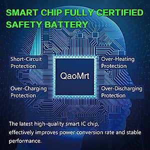 QaoMrt 8000mAh High Capacity Replacement Battery for JBL Charge 3, JBL GSP1029102A 330SL Speaker with Repair Tool Kit (Model No: Charge 3, Part No: GSP1029102A 330SL)