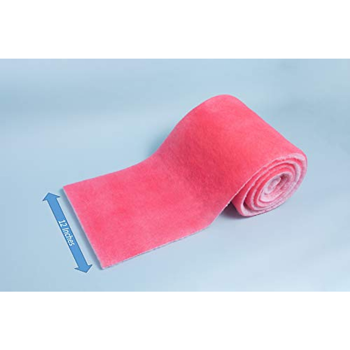 Pinky Filters Pond & Aquarium Filter Media Pads for Saltwater and Freshwater |  Premium Authentic Pinky Filter Floss for Fish Tanks and Ponds (12" x 48" - 4 Feet Total)