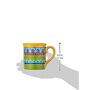 Certified International Valencia Mugs (Set of 4), 16 oz, Multicolor