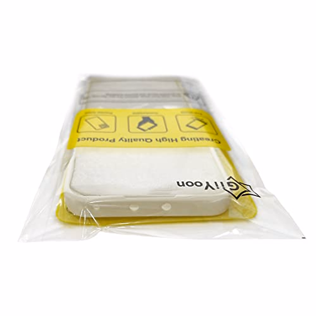 GiiYoon Silicone Case Compatible with Google Pixel 6, Full Body Silky Soft Touch Phone Case with Camera Protection, Shockproof Cover with Microfiber Lining, White