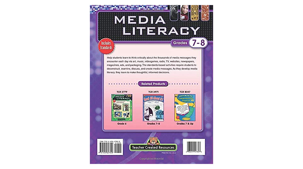 Media Literacy Workbook for Grades 7-8 | Critical Thinking & Digital Skills
