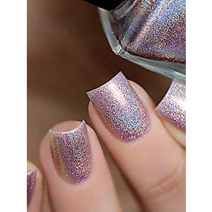 ILNP Morning Rays - Mauve Pink Holographic Shimmer Nail Polish