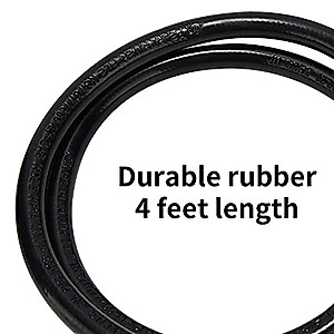 Roastove Propane Refill Adapter Hose 48" with ON/Off Control Valve,350PSI High Pressure Refill Propane Hose, for 1 LB Propane Gas Tank Camping Grill (QCC Type1 Inlet)…