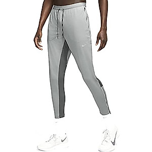 Nike Men's Phenom Elite Knit Running Pants, Grey (as1, Alpha, 3X_l, Regular, Regular, 3XL)