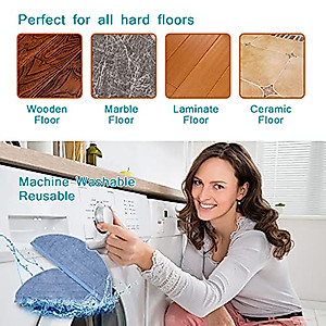 Home Times Accessories Kit for Xiaomi Roborock S7 S7+ T7S T7 Plus T7S Plus,S70,S75(4 Mop Cloth+4 Heapa Filter+1 Brush)