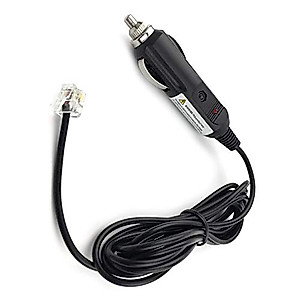 Eagleggo Car DC Adapter Replacement for Valentine One V1 BEL Beltronics Vector 995 V8 V6 V995 965 955 895 Pro RX65 GX65 RX55 Escort Solo S2 S3 SC55 Redline 9500 Radar Detector Phone Plug Power Cord