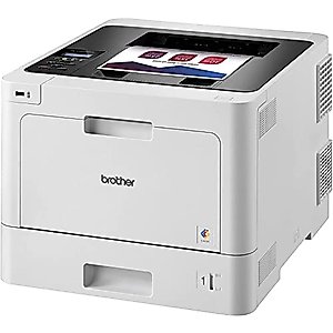 Brother Color HL-L8260CDW Single-Function Wireless Laser Printer, White - Print Only - 33 ppm, 600 x 2400 dpi, 8.5 x 14 Print Size, Auto 2-Sided Printing, Ethernet